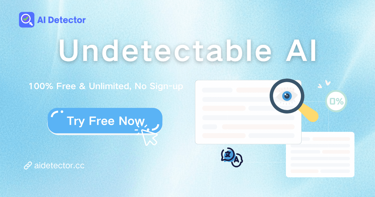Undetectable AI: 100% Free & Unlimited, No Sign-up
